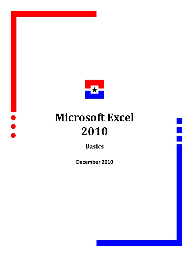 Excel 2010 Basics | PDF | Microsoft Excel | Worksheet