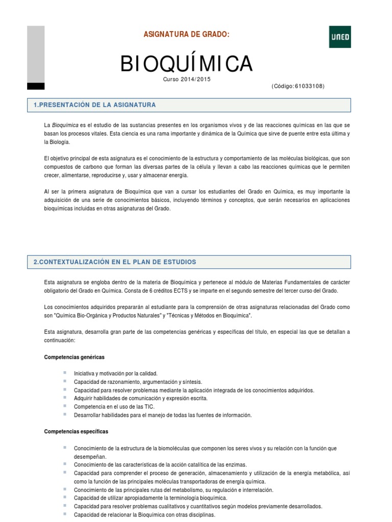 Bioquimica PDF | PDF | Metabolismo | Biomoléculas