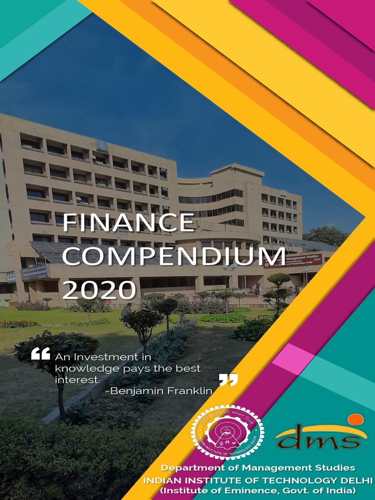 Finance Compendium | PDF | Derivative (Finance) | Reserve Bank Of India