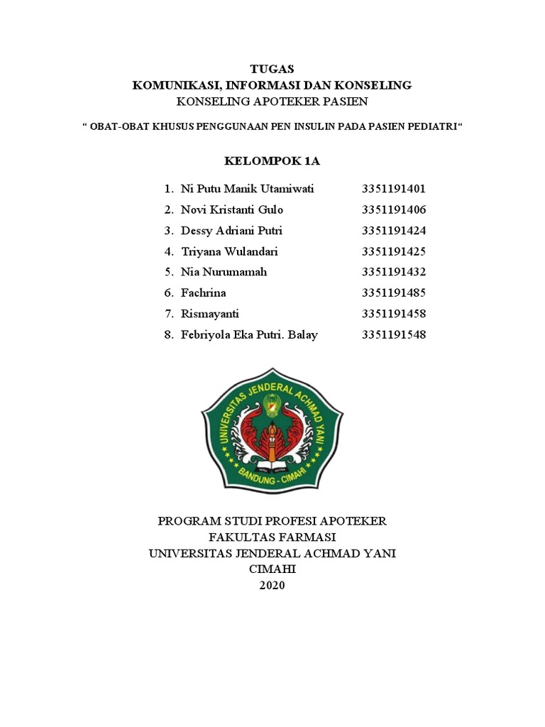 Kie Obat Khusus | PDF