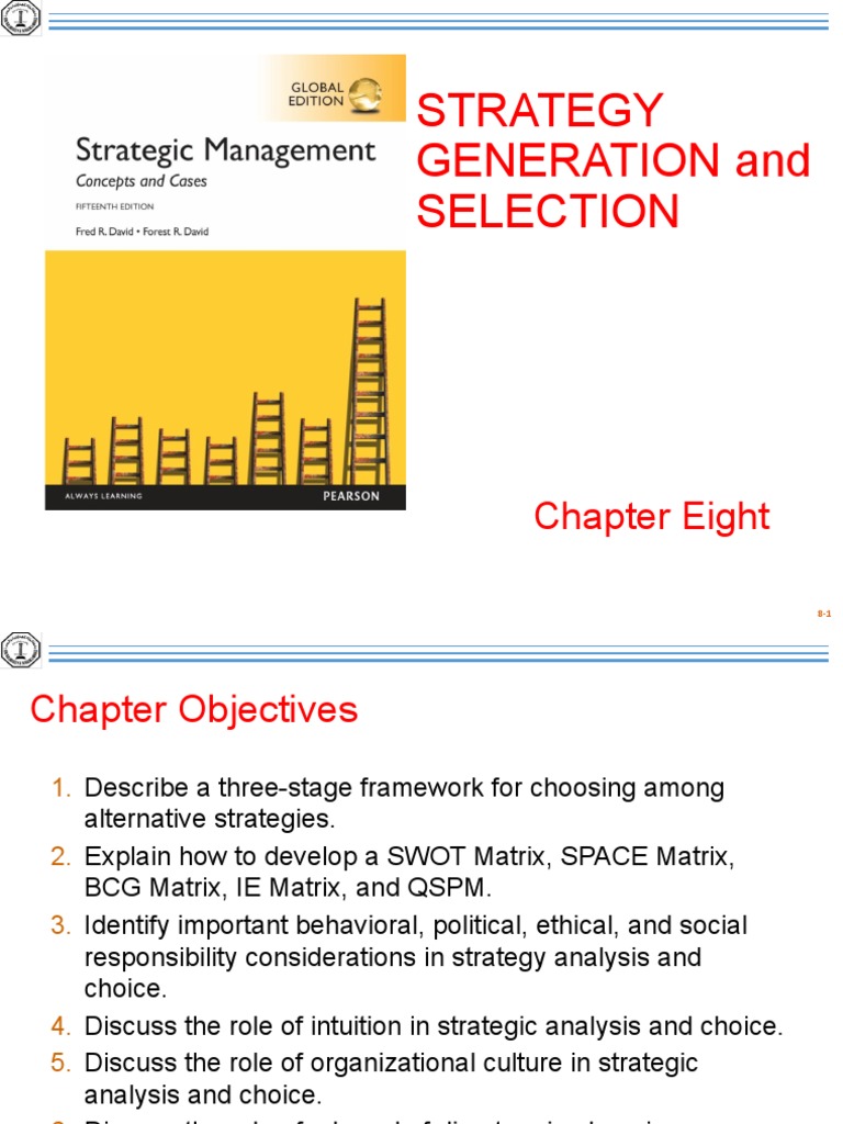 Strategic Analysis Tools and Techniques for Evaluating Alternative ...