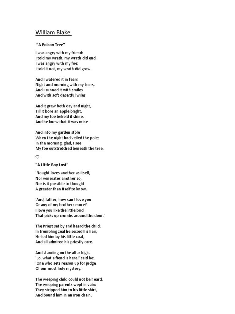 William Blake - Poems | PDF
