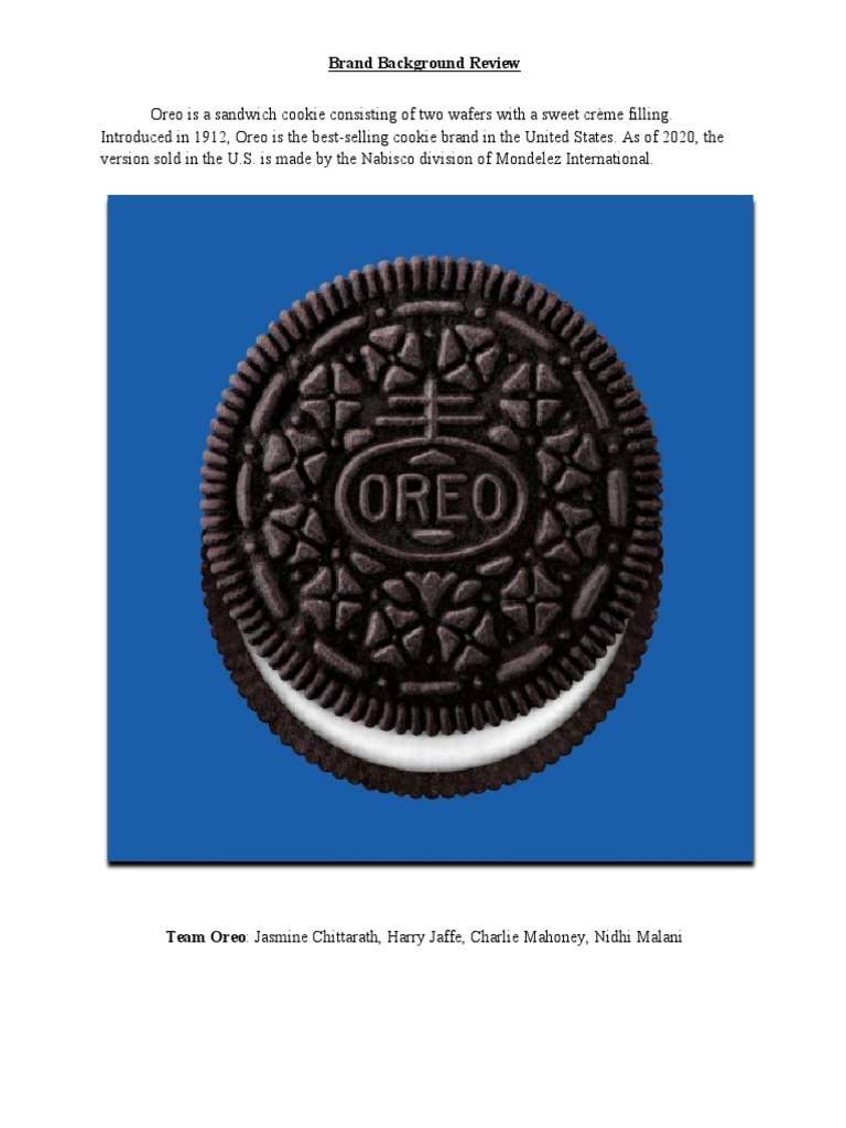 Oreo - Brand Background Review | PDF | Brand | Foods
