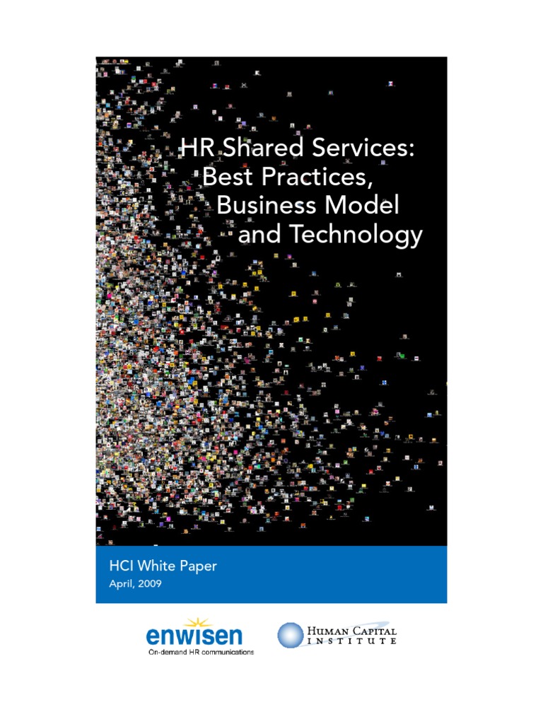 HR Shared Services: Best Practices, Business Model and Technology | PDF ...