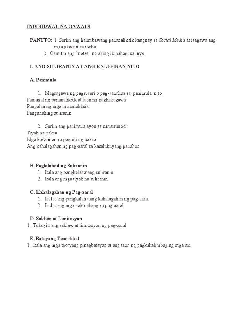 Gabay Sa Pagsusuri Sa Pananaliksik Kaugnay Sa Social Media | PDF