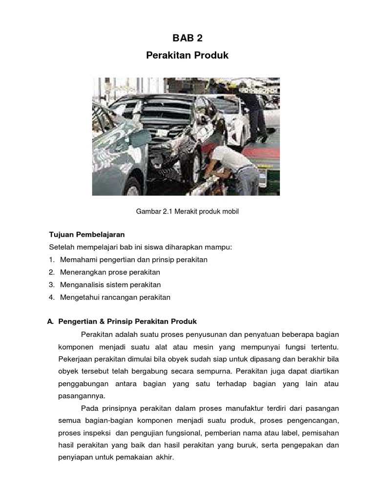 Modul 2 - PKK Perakitan Produk Kelas 12 Geo | PDF