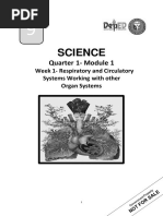 DLL (Science 9, Module 1, Unit 1, Week 1) | PDF | Lung | Blood