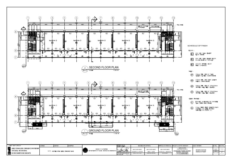 Proposed Standard Three-Storey School Building Project with Ground ...