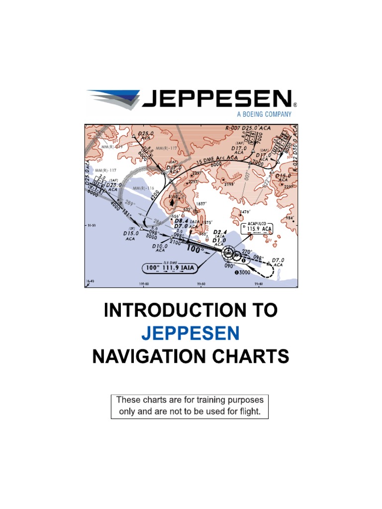 Introduction To Jeppesen Navigation Charts PDF | PDF