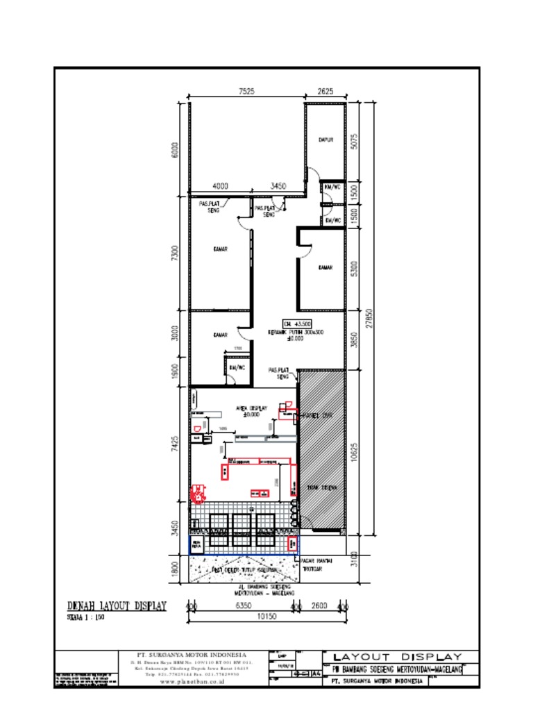 (Layout Dispaly) PB Bambang Soegeng Mertoyudan - Magelang | PDF