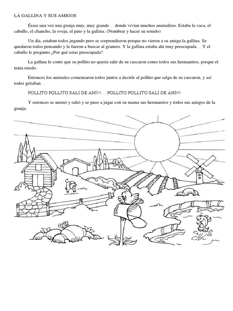 La Gallina y Sus Amigos | PDF