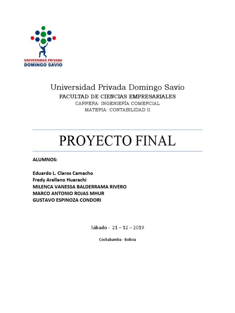 Proyecto TERMINADO CONTA 2 | PDF | Cheque | Bancos