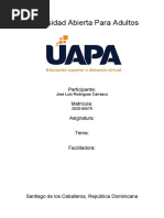 Hoja de Presentación UAPA 2025 | PDF