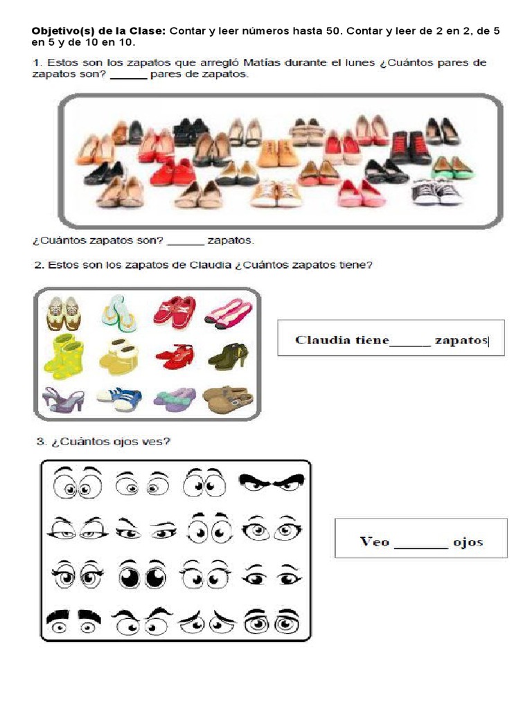 Guía de 2 en 2, 5 en 5 y 10 en 10 | PDF