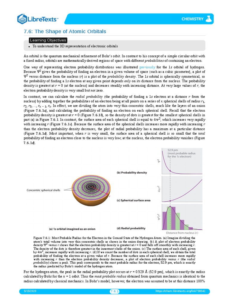Shapes of Atomic Orbitals Explained | PDF | Atomic Orbital | Electron