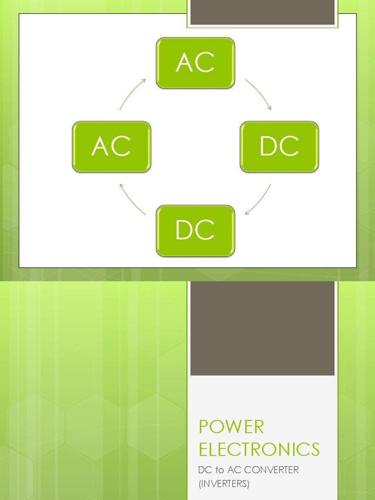 Chapter 4 DC To Ac INVERTERS | PDF | Power Inverter | Direct Current