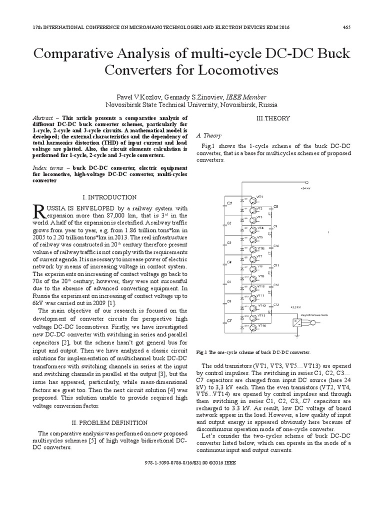Paper Covnvertidores Buck | PDF | Electric Power | Electricity