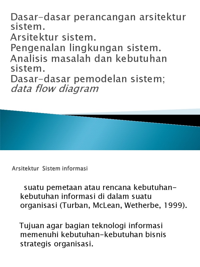 Arsitektur Sistem Informasi PDF | PDF