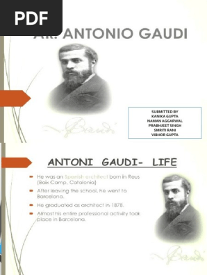 Antoni Gaudi Face