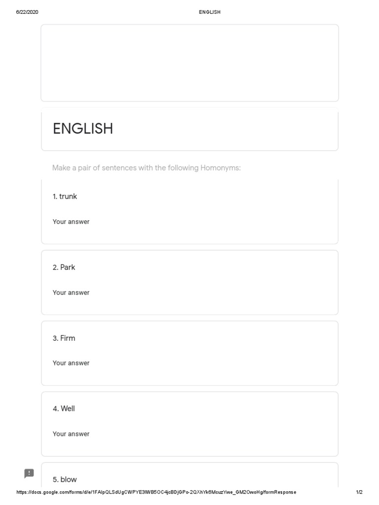 English Assignment - Form2 - Page - 2 | PDF