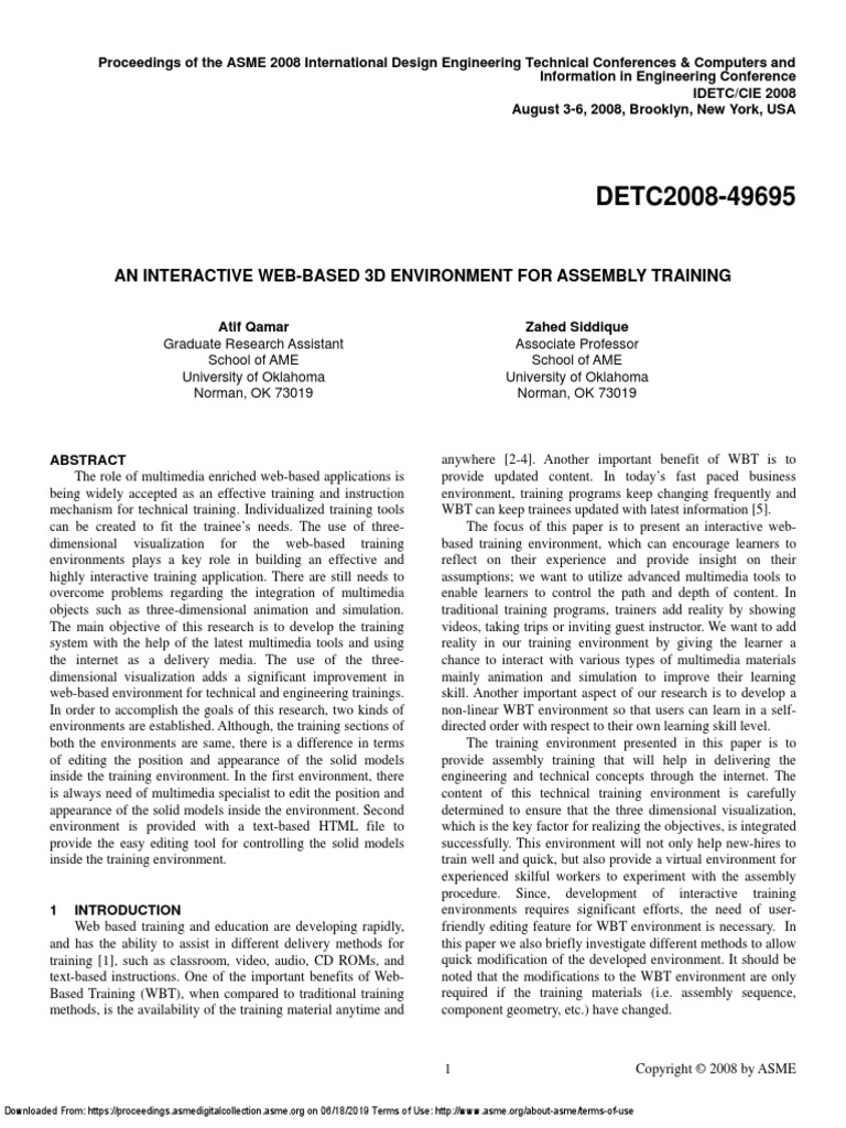 Atif Qamar Webbased Environment | PDF | 3 D Computer Graphics ...
