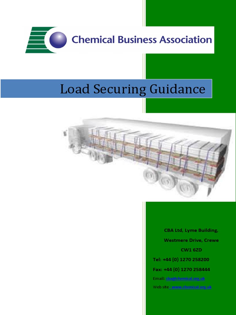 CBA Load Securing Guidance Final | PDF | Dangerous Goods | Pallet