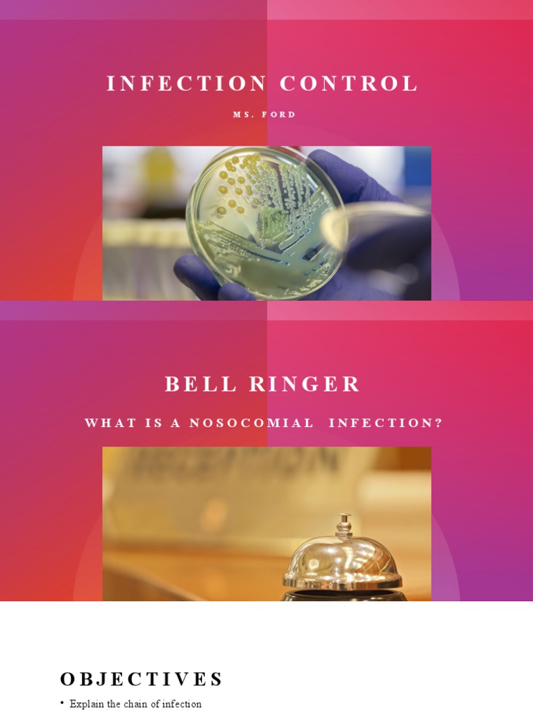 Infection Control PP-1 | PDF | Infection | Transmission (Medicine)