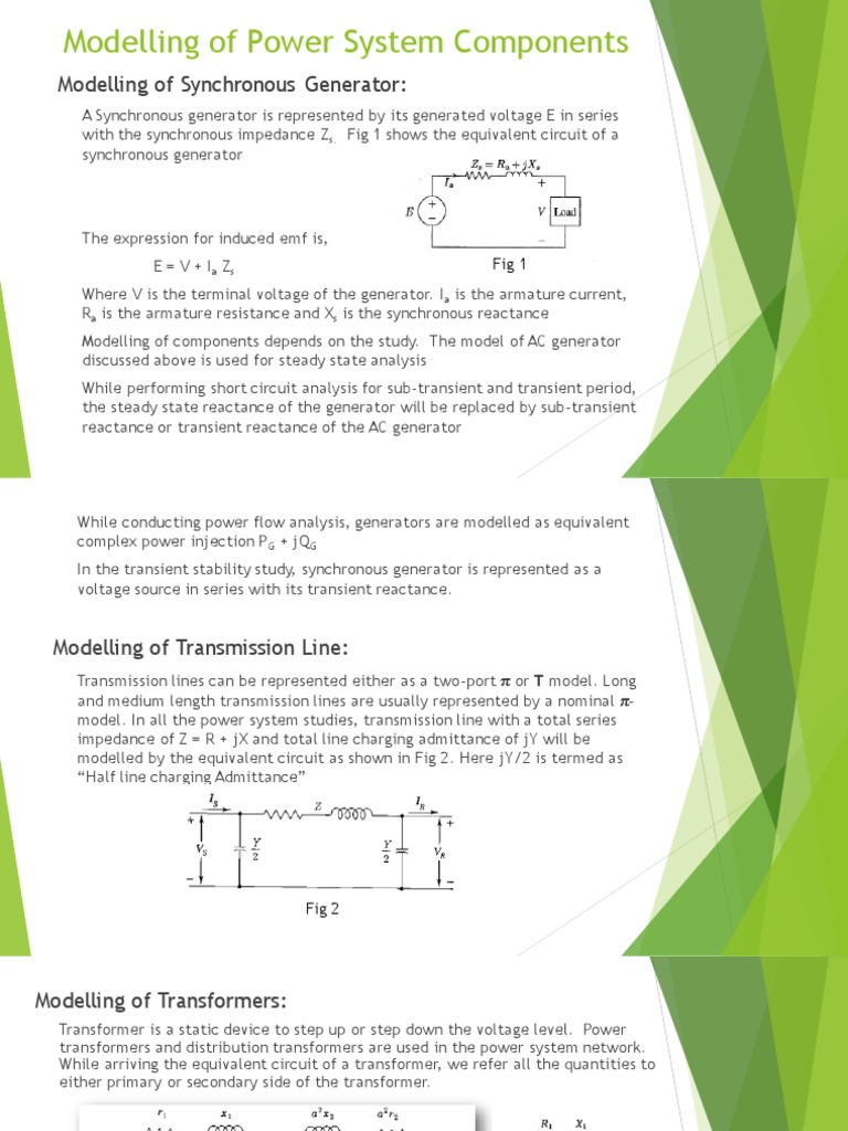 Modelling of Power System Components | Download Free PDF | Transformer ...