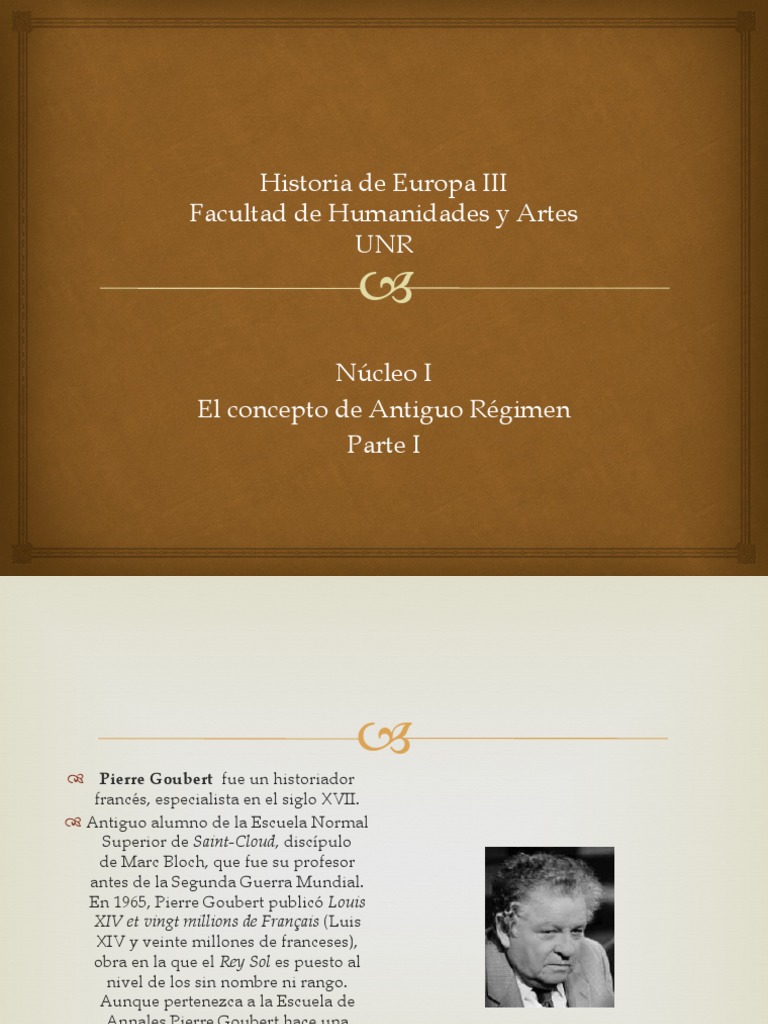 El Antiguo Regimen Pierre Goubert | Descargar gratis PDF | revolución ...