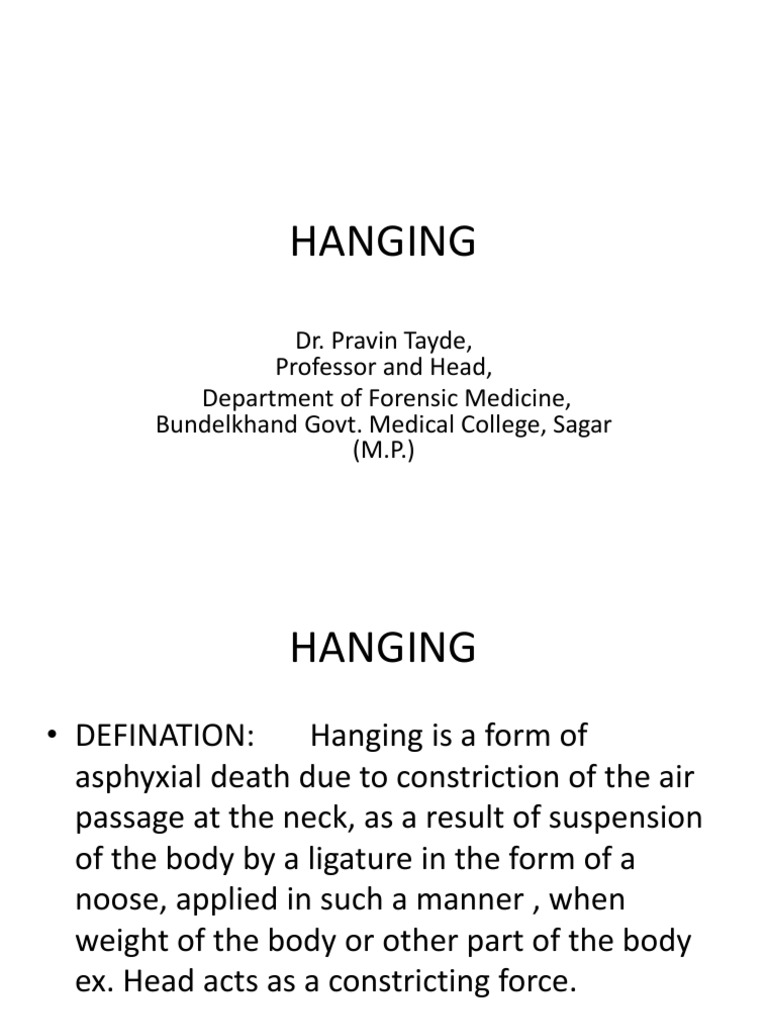 Hanging PDF | PDF | Hanging | Neck