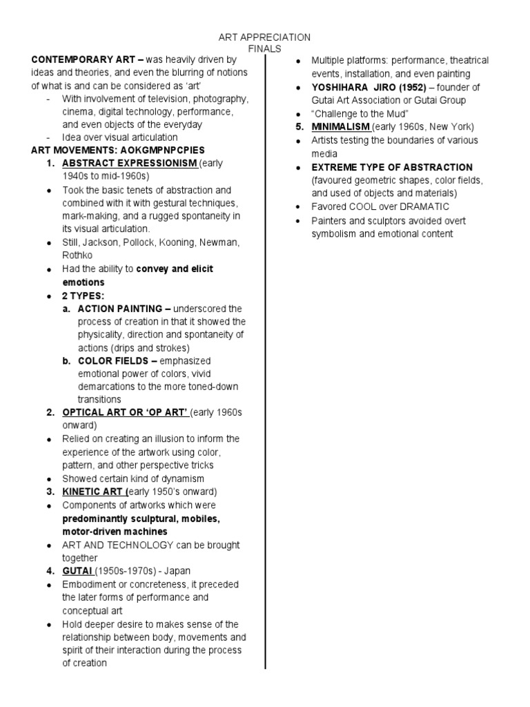 Contemporary Art | PDF | Paintings | Aesthetics