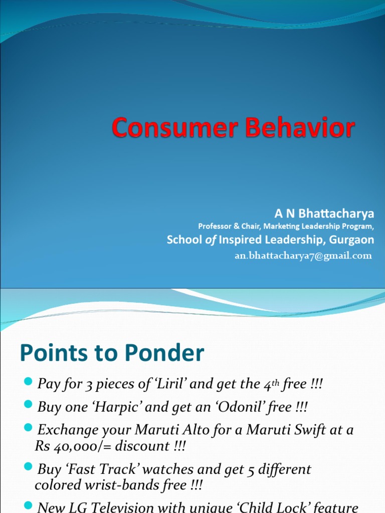 Consumer Behavior | PDF | Reinforcement | Behavior