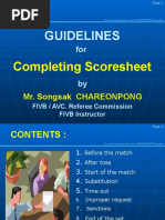 ScoreSheet FIVB 5sets | PDF | Volleyball