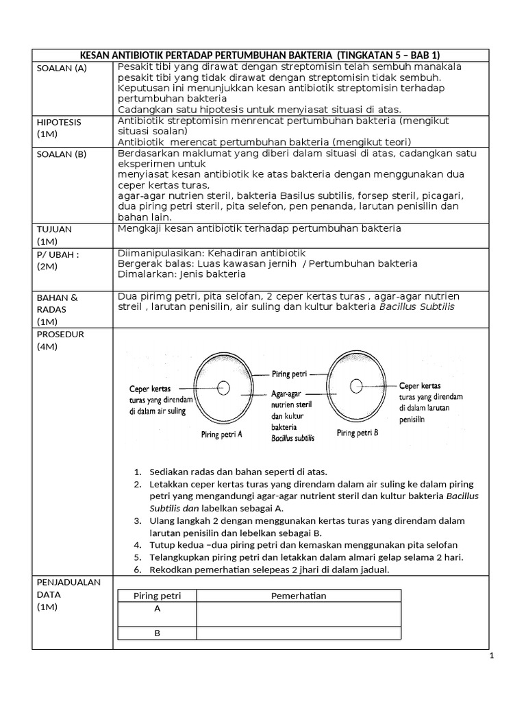 Eksperimen Sains F5 | PDF