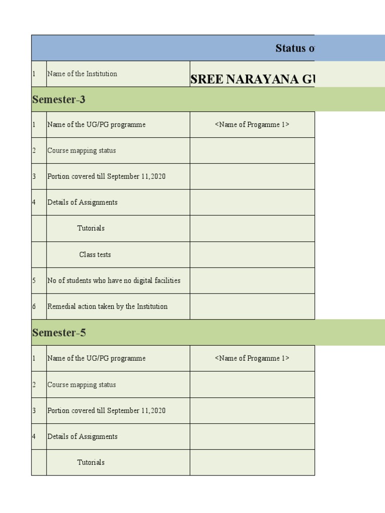 Status of Online Classes Overview | PDF | Electricity | Information And ...