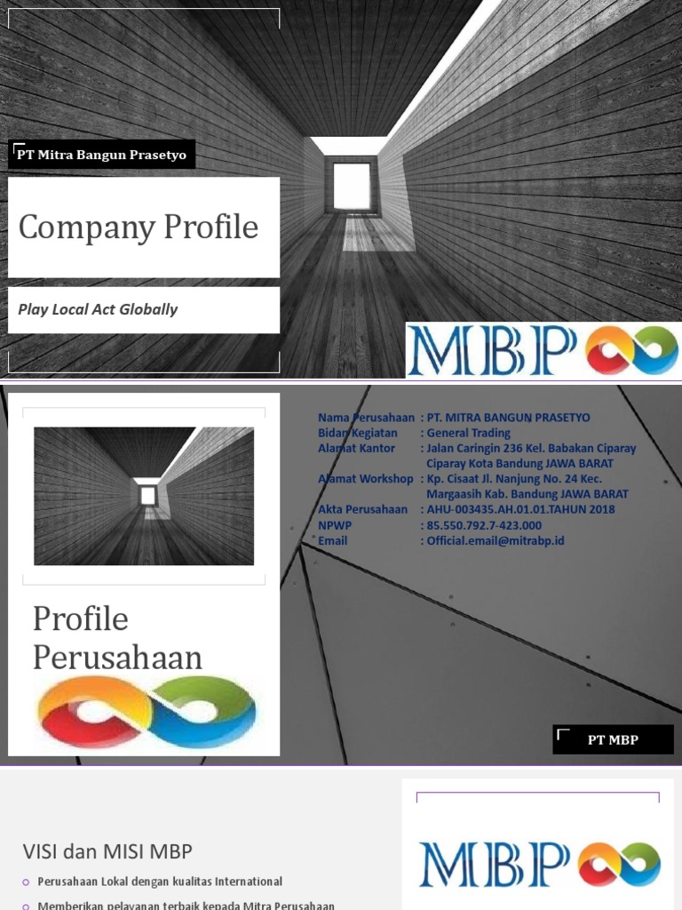 Company Profile MBP 20200908 by Eko P | PDF