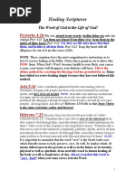 40 Healing Scriptures Compiled By Dodie Osteen | PDF | Jesus | Sin
