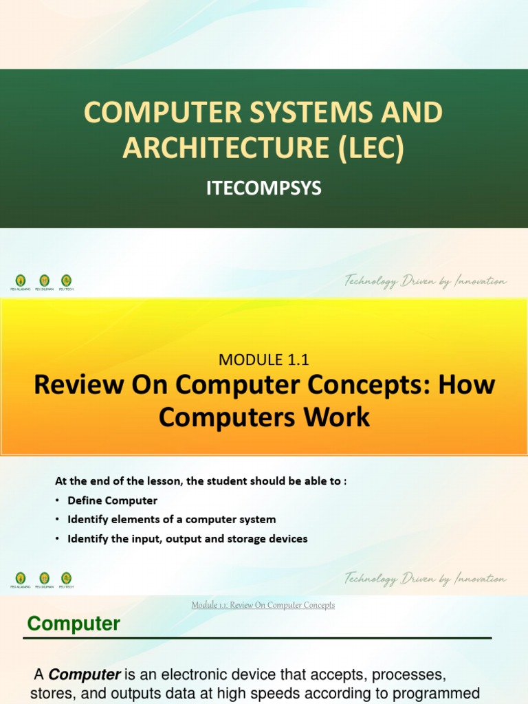 Computer Basics for Students | PDF | Input/Output | Read Only Memory