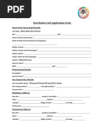 Application For New Food Security Card - Application Form | PDF ...