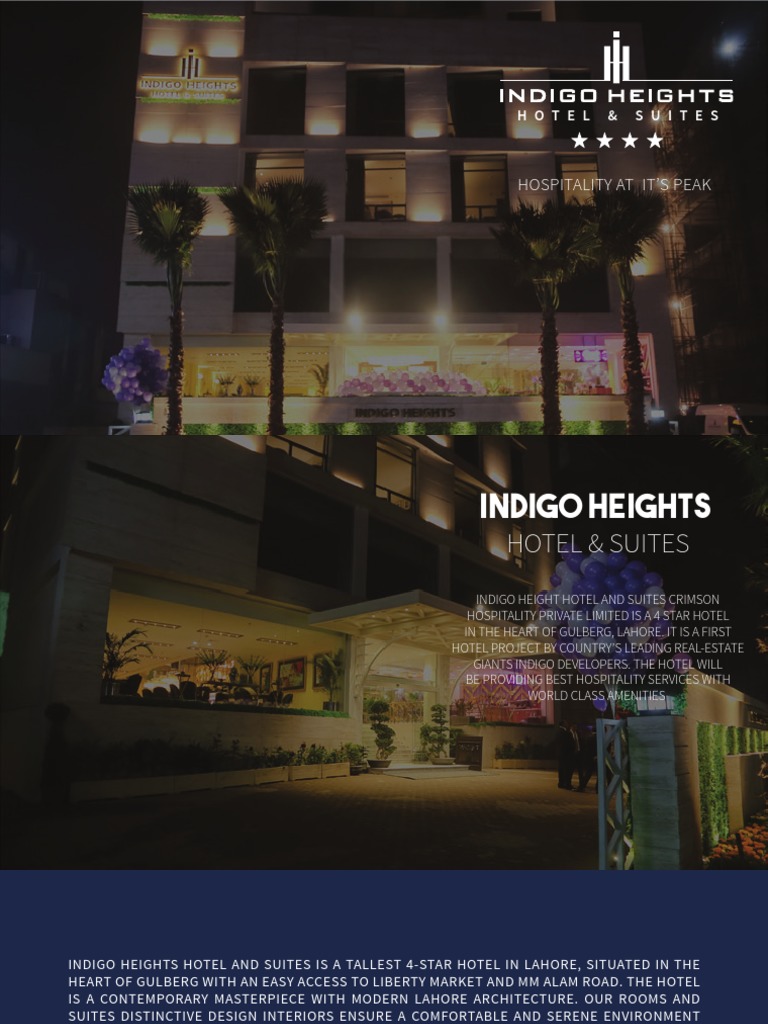 Indigo Heights Profile | PDF | Hotel | Buildings And Structures