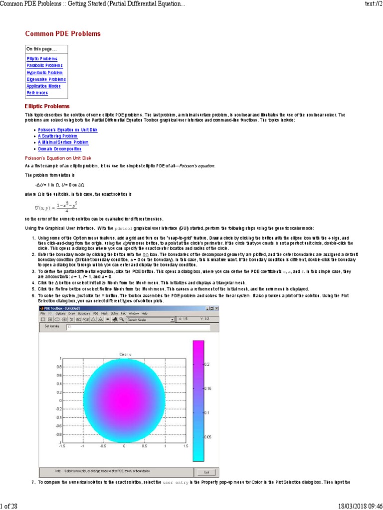 Common PDE Problems | PDF | Partial Differential Equation | Eigenvalues ...