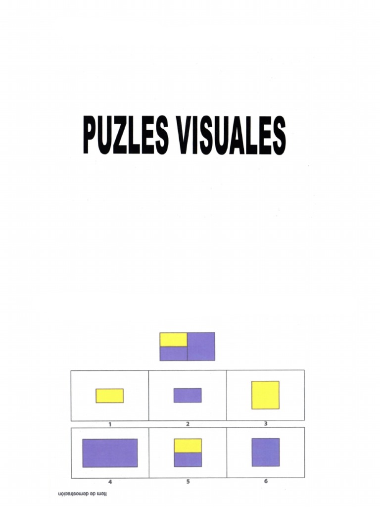 Puzles Visuales Wisc V | PDF