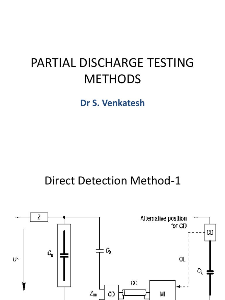 11.partial Discharge Testing Methods | PDF