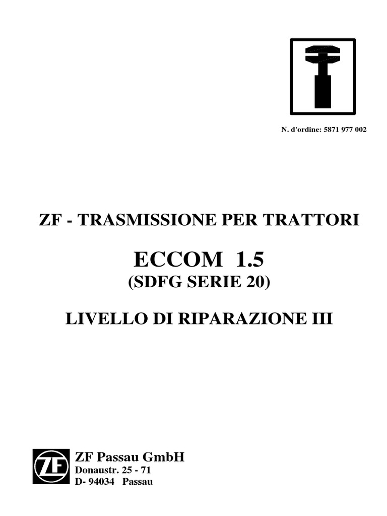 Transmission Eccom 1.5 | PDF