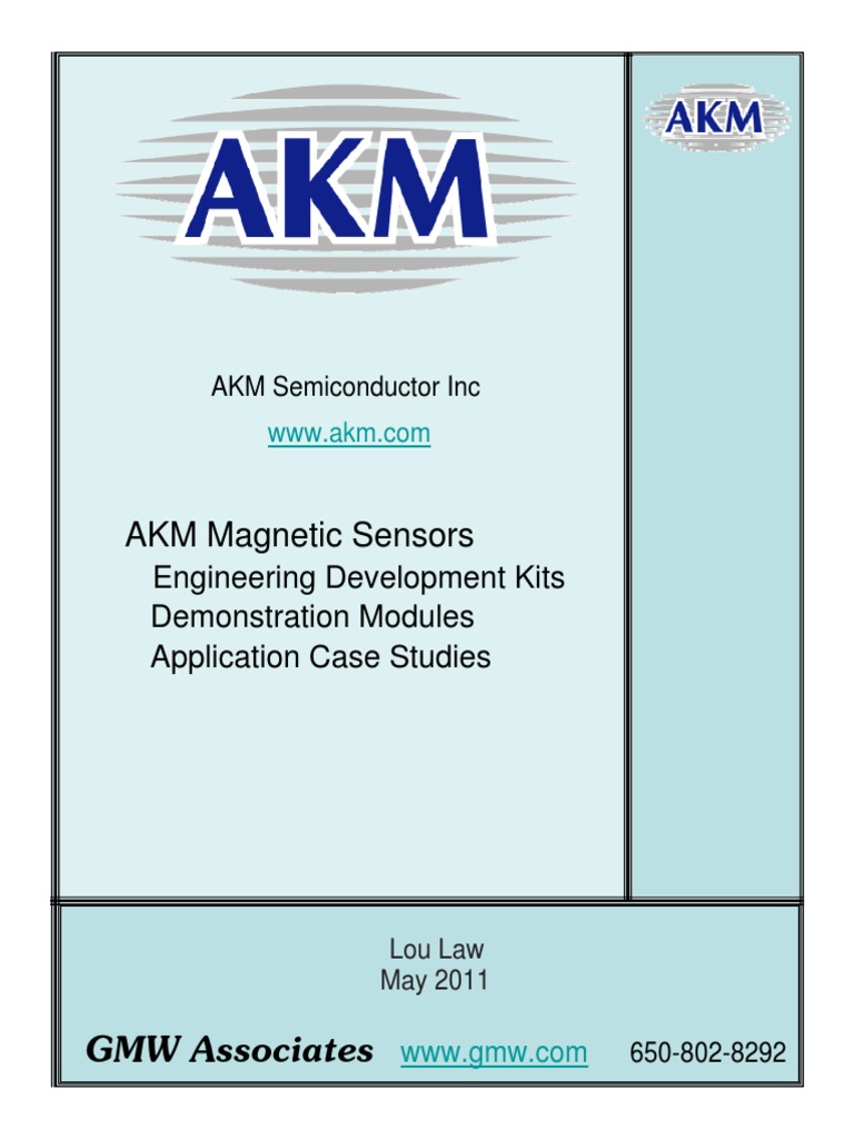 AKM Magnetic Sensors: GMW Associates | PDF | Direct Current | Sensor