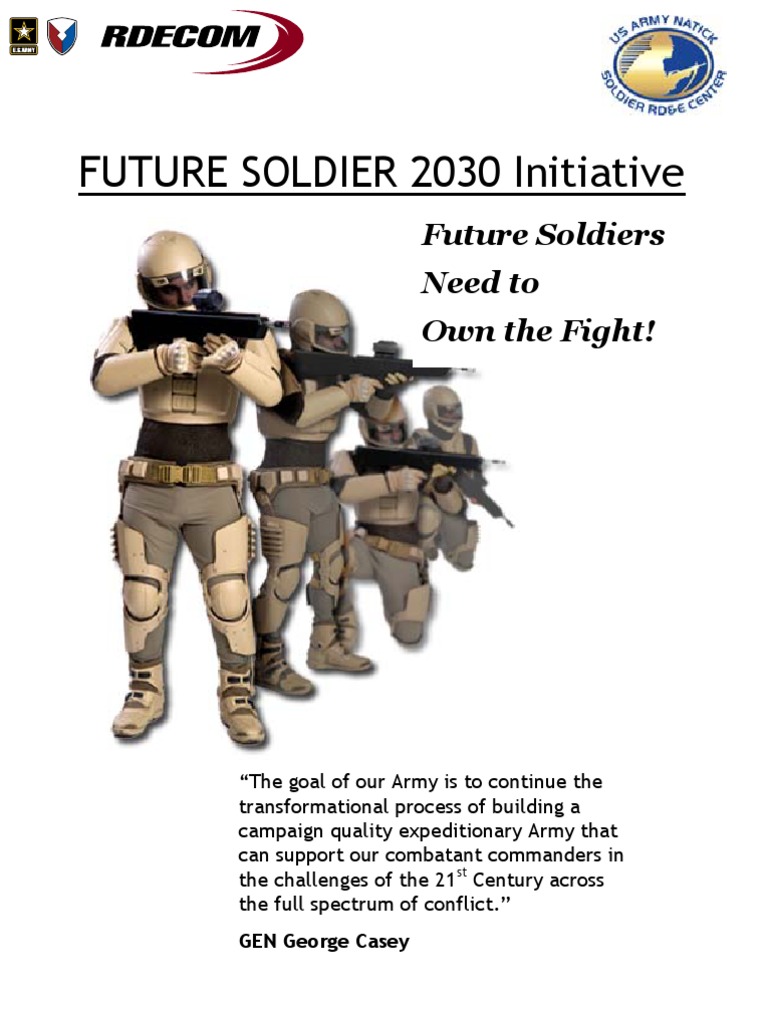 FUTURE SOLDIER 2030 Initiative: Future Soldiers Need To Own The Fight ...