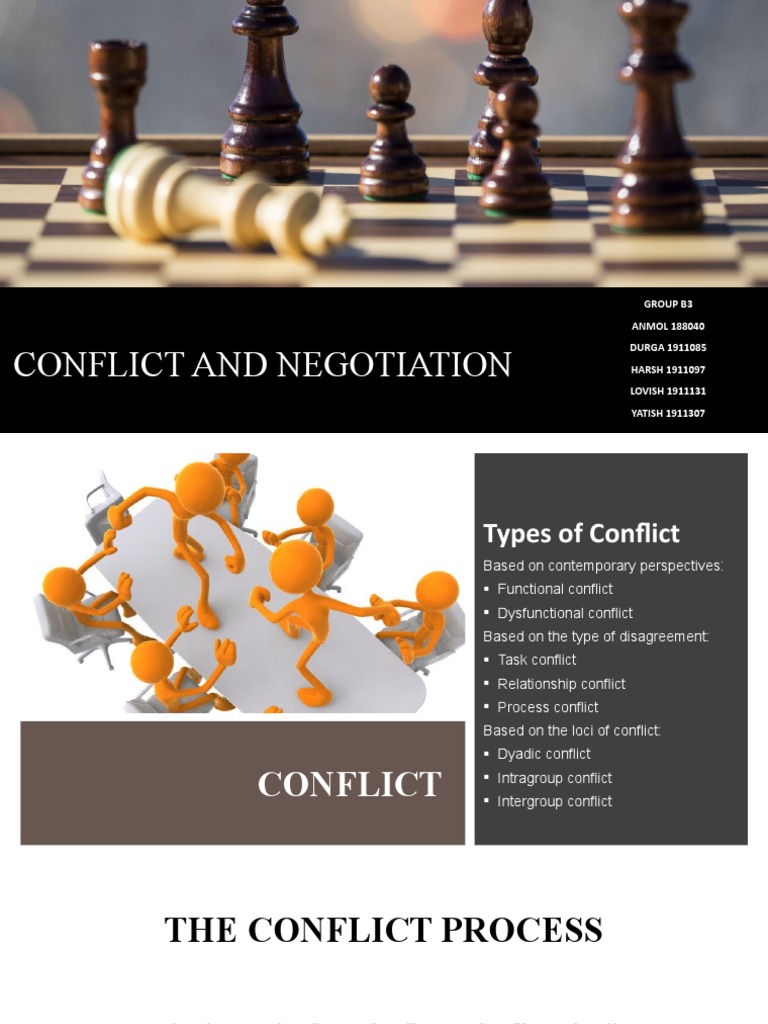 Understanding Conflict and Negotiation | PDF | Negotiation | Psychological Concepts