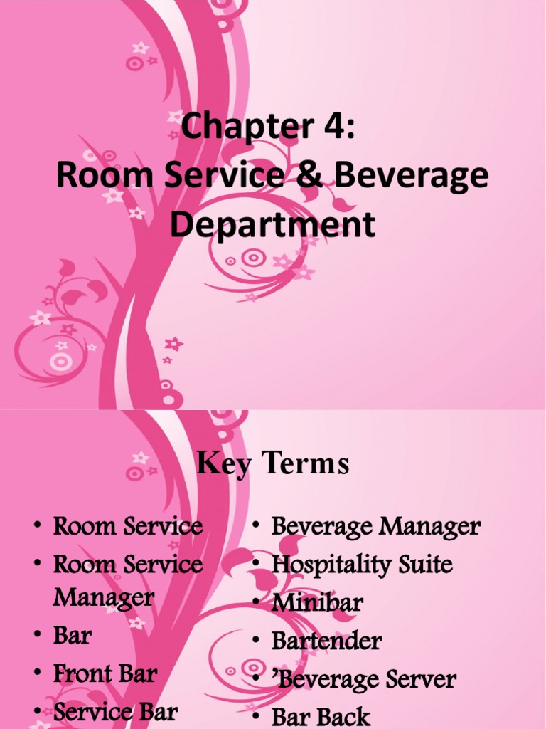 12 Room Service and Beverage Department | PDF | Buildings And ...