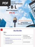 ACCA SBL Model Summary Guide | PDF | Strategic Management | Swot Analysis