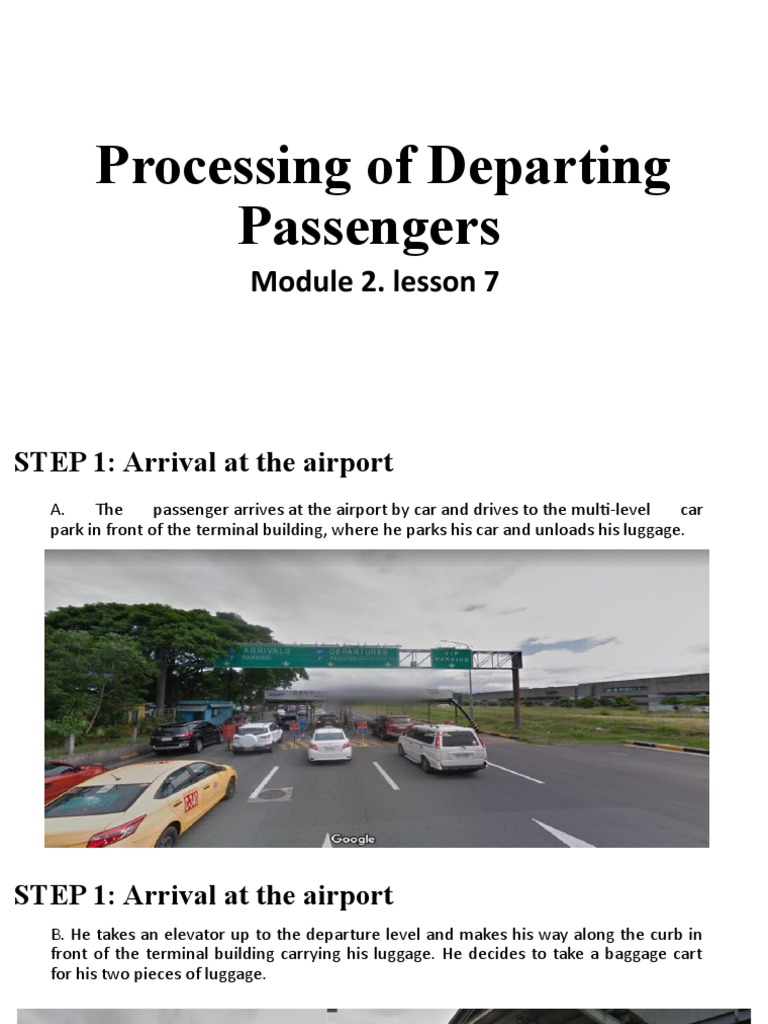 Processing of Departing Passengers | Download Free PDF | Airport ...